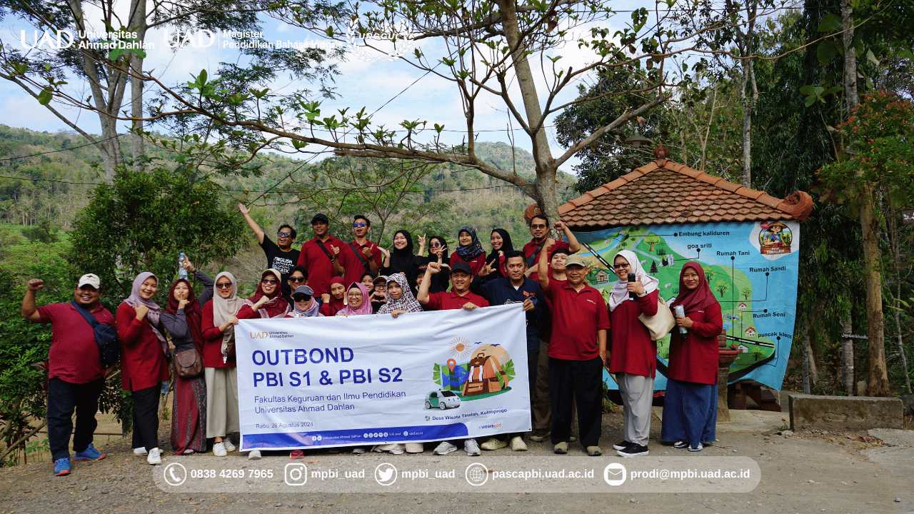 Outbound Dosen dan Tendik PBI UAD di Desa Tinalah - Master in English Language Teaching